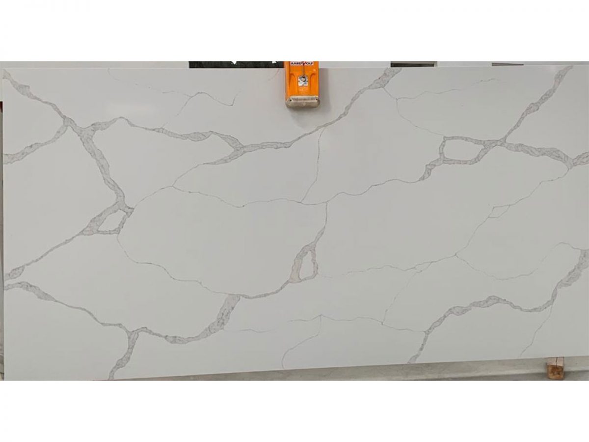 Calacatta Victoria Jumbo Quartz 2cm – UK Stone Company