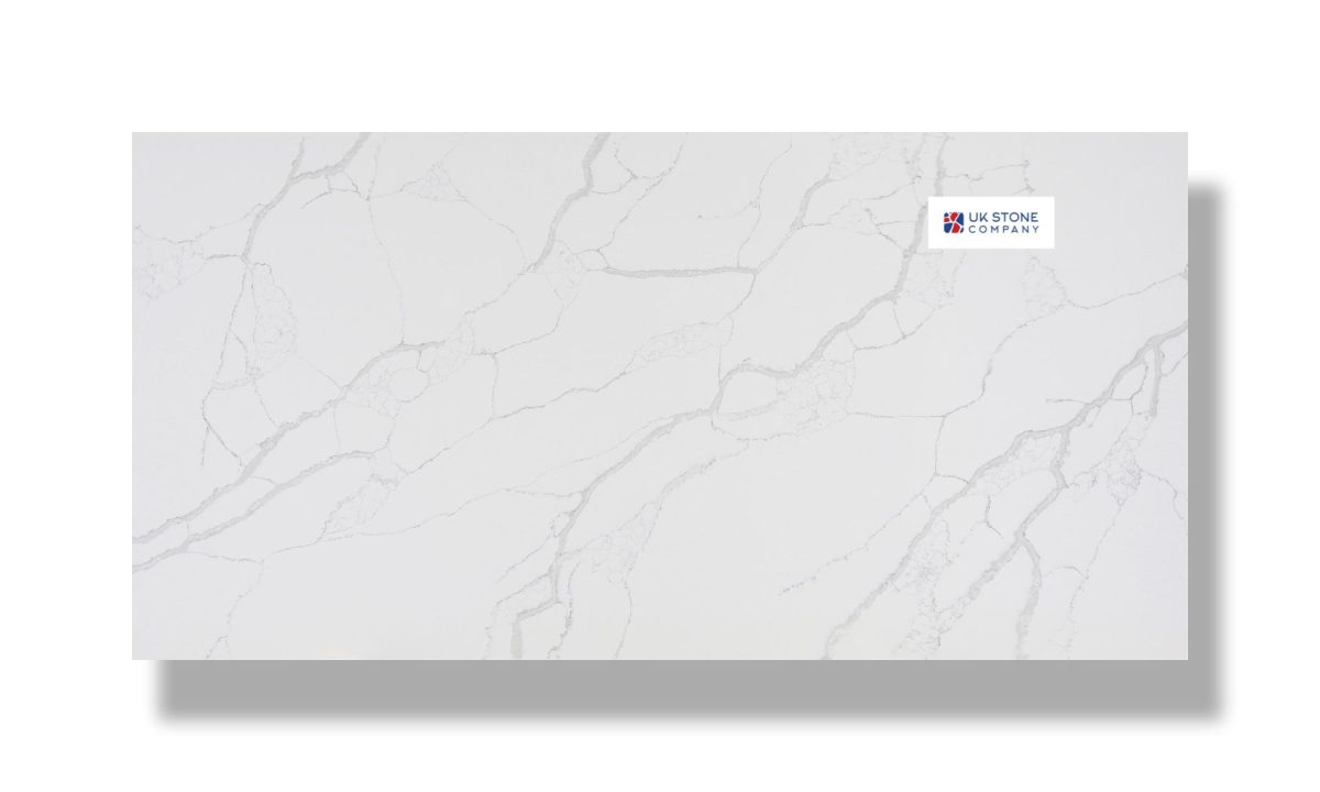 Calacatta Victoria Jumbo Quartz 2cm – UK Stone Company