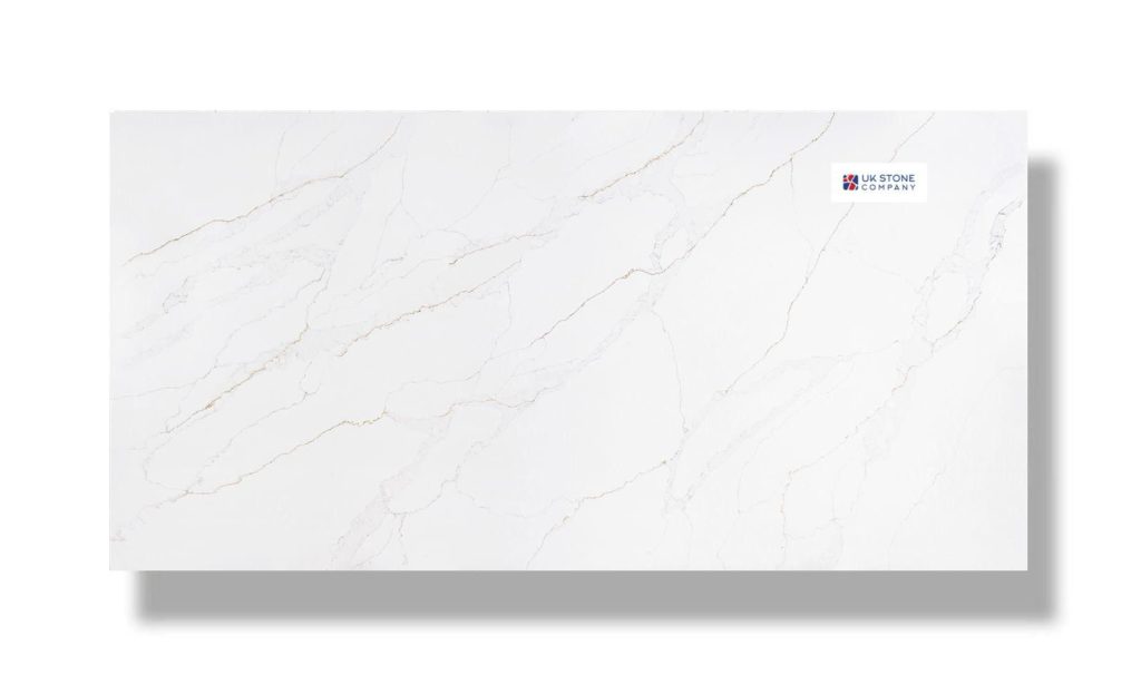Calacatta Bergamo Super Jumbo Quartz 3cm – UK Stone Company