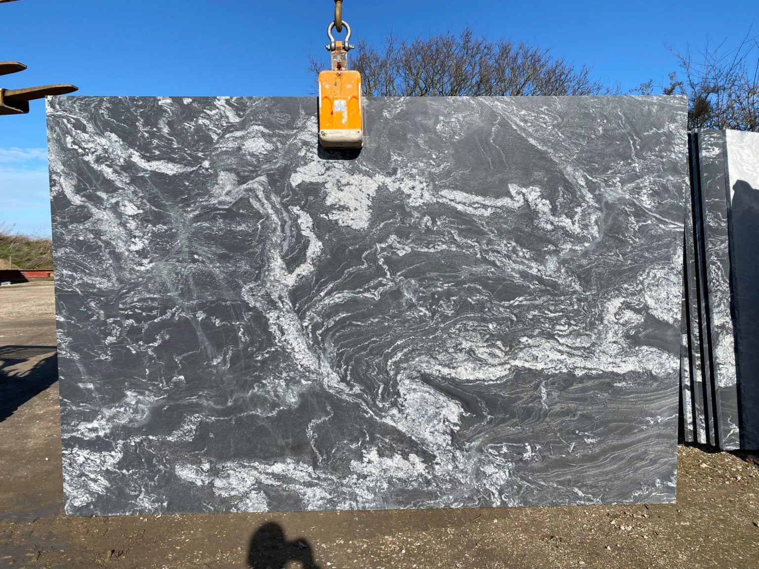 Black Forest Caressed Granite 3cm Block No – UKT1004 – UK Stone Company