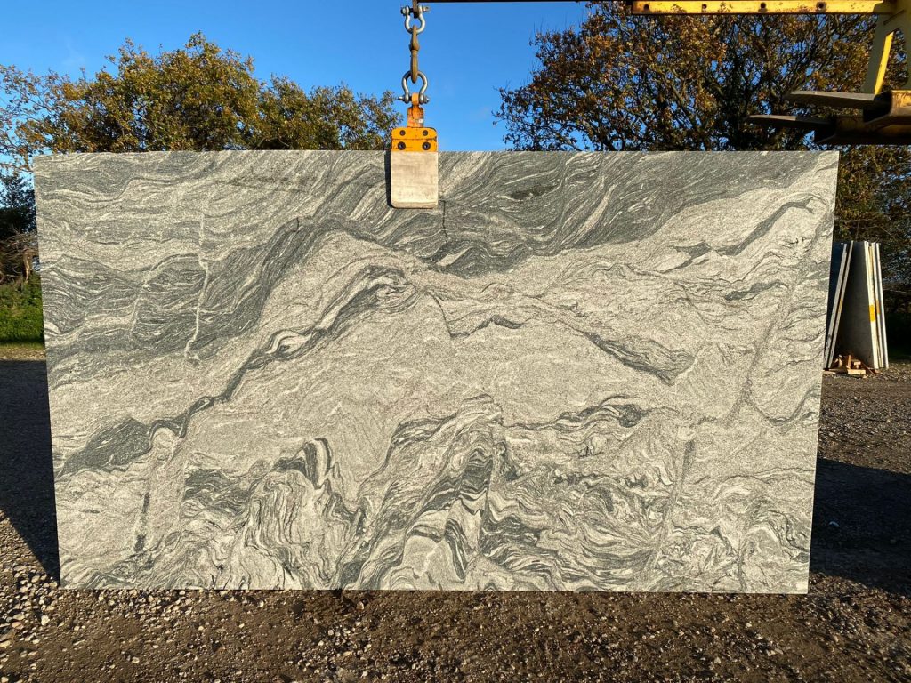Cosmic White Polished Granite 3cm Block No – A4108VWP – UK Stone Company