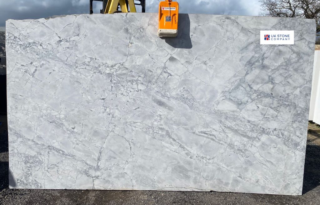 Bianco Eclipse Leather Quartzite 3cm Block No – 8841 – UK Stone Company