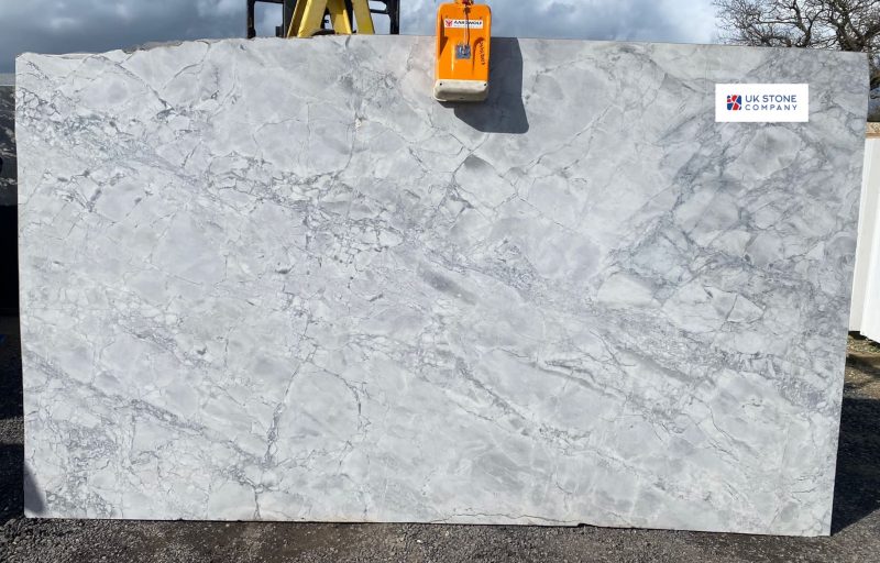 Bianco Eclipse Leather Quartzite 3cm Block No – 8841 – UK Stone Company