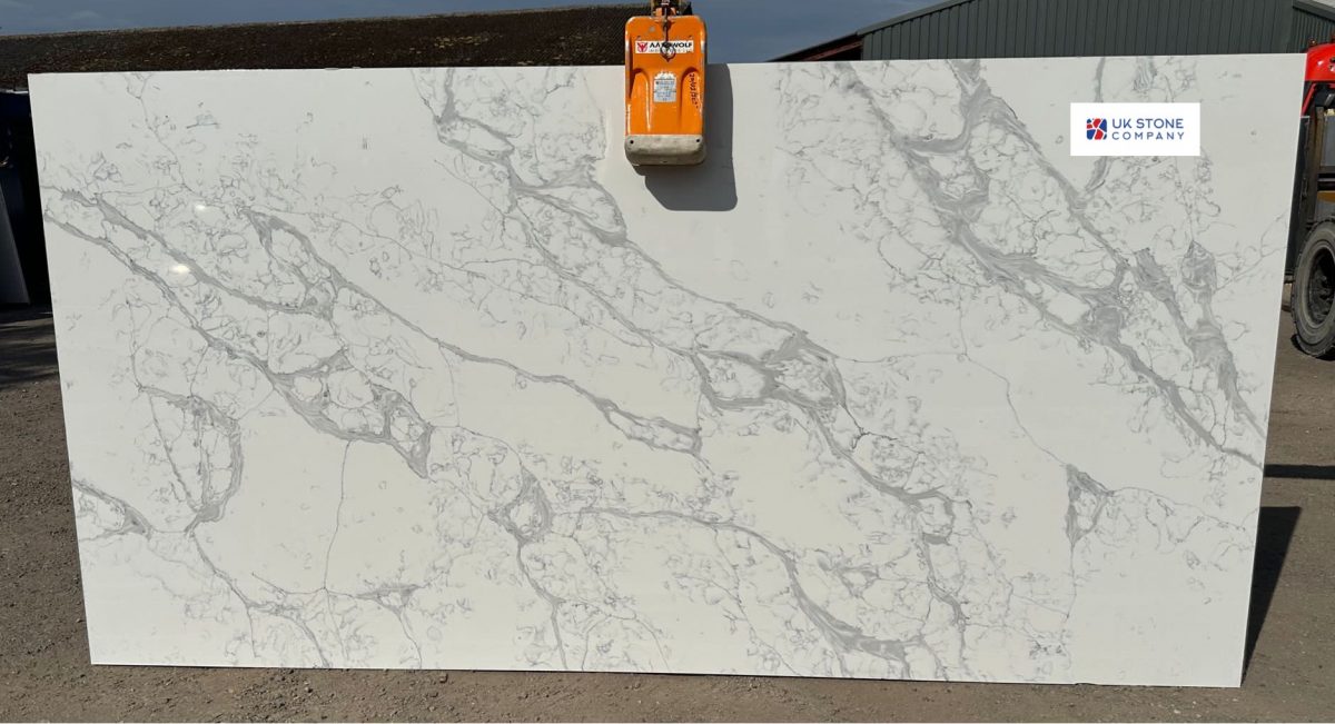 Calacatta Atlantic Jumbo Quartz 3cm – UK Stone Company