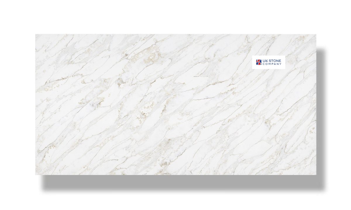 Calacatta Novara Jumbo Quartz 3cm – UK Stone Company