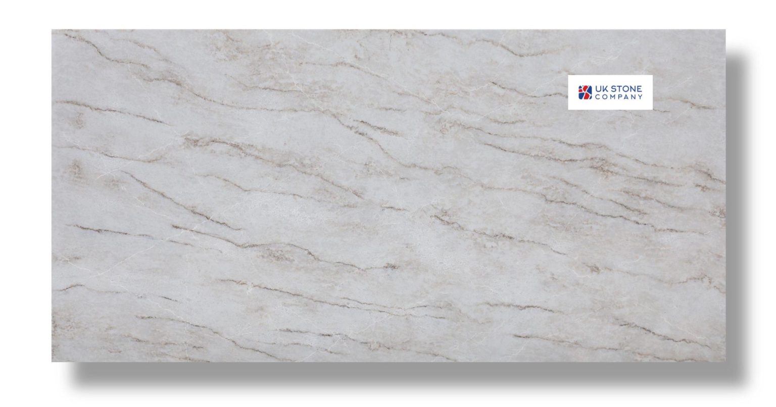 Taj Mahal Jumbo Quartz 3cm (Leather Finish) – UK Stone Company